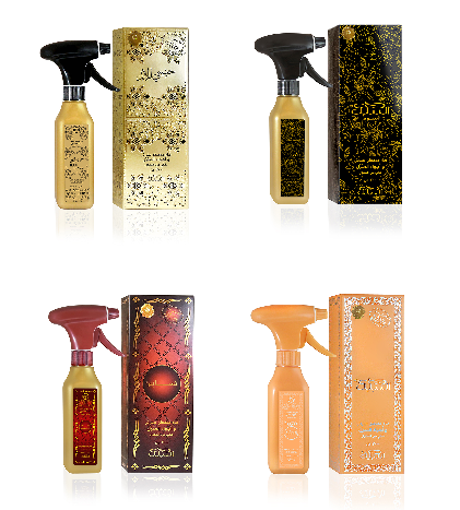 Nabeel Assorted Water-Based Air Freshener 4-Pack – Al-Rashad Inc